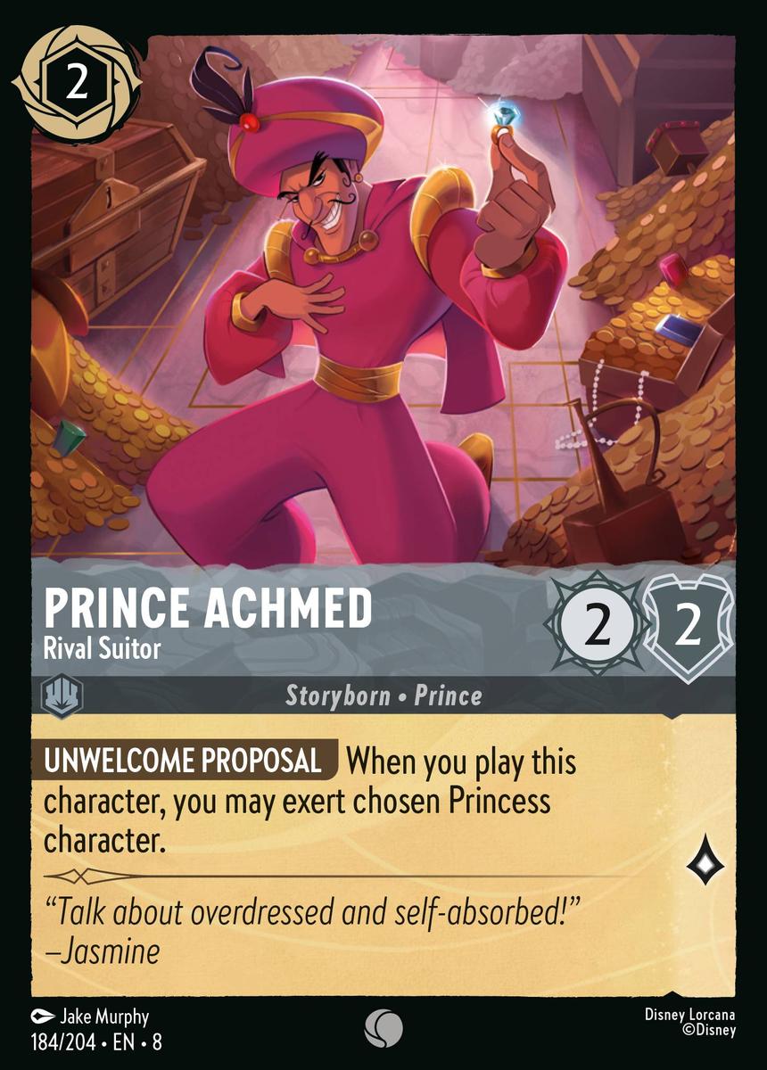 Prince Achmed - Rival Suitor Reign of Jafar | Lorcana | CardTrader