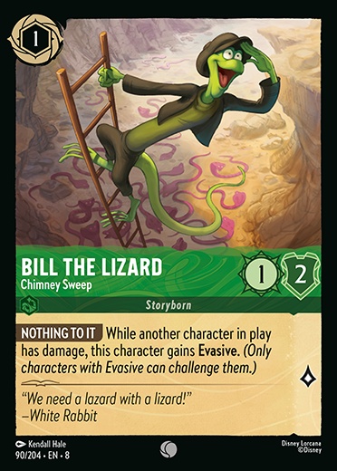 Bill the Lizard - Chimney Sweep Reign of Jafar | Lorcana | CardTrader