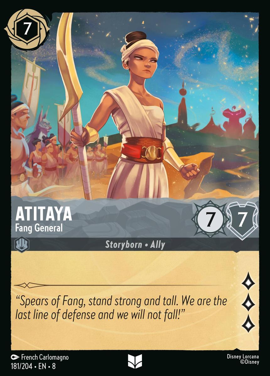 Atitaya - Fang General Reign of Jafar | Lorcana | CardTrader