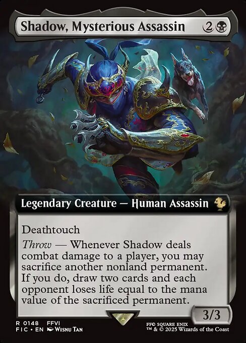 Shadow, Mysterious Assassin Commander: FINAL FANTASY Collectors | Magic ...