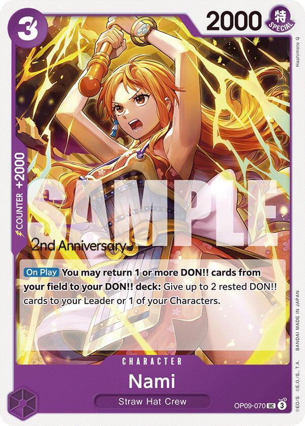 Nami OP-09: Emperors in the New World: 2nd Anniversary Tournament Cards ...