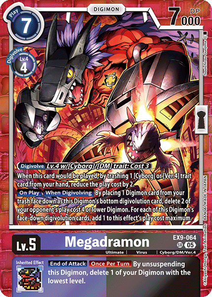 Megadramon EX-9: Versus Monsters | Digimon | CardTrader