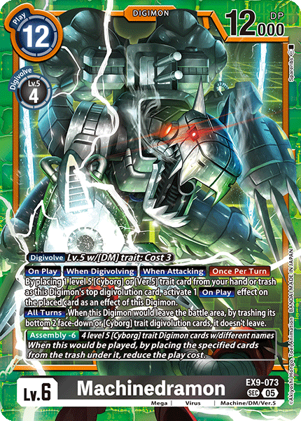 Machinedramon EX-9: Versus Monsters | Digimon | CardTrader