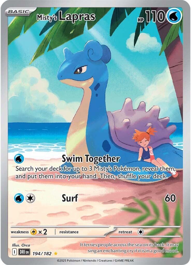Misty's Lapras Destined Rivals | Pokémon | CardTrader