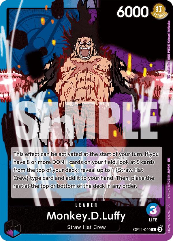 Monkey.D.Luffy OP-11: A Fist of Divine Speed | One Piece | CardTrader