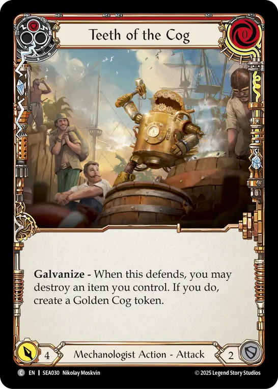 Teeth of the Cog - Red High Seas | Flesh and Blood | CardTrader