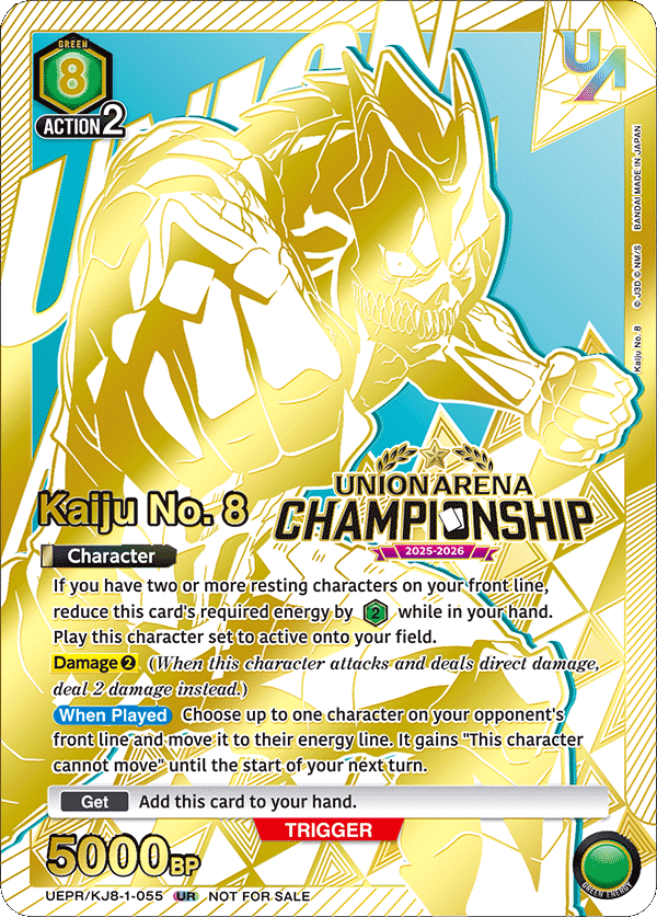 Kaiju No.8 Union Arena Championships Promo | Union Arena | CardTrader