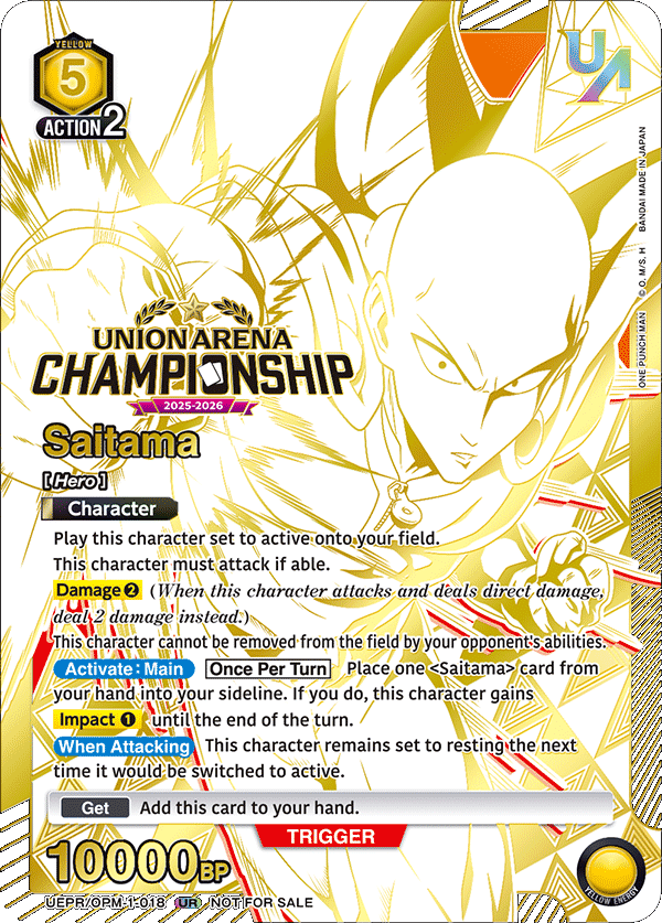 Saitama Union Arena Championships Promo | Union Arena | CardTrader