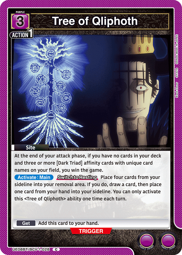 Tree of Qliphoth Black Clover | Union Arena | CardTrader