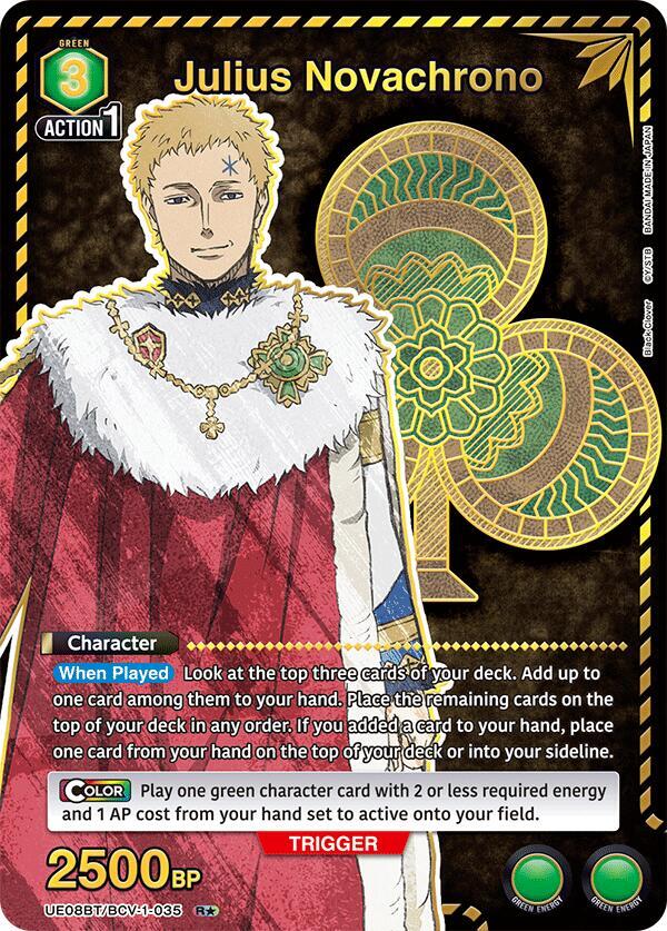Julius Novachrono Black Clover | Union Arena | CardTrader