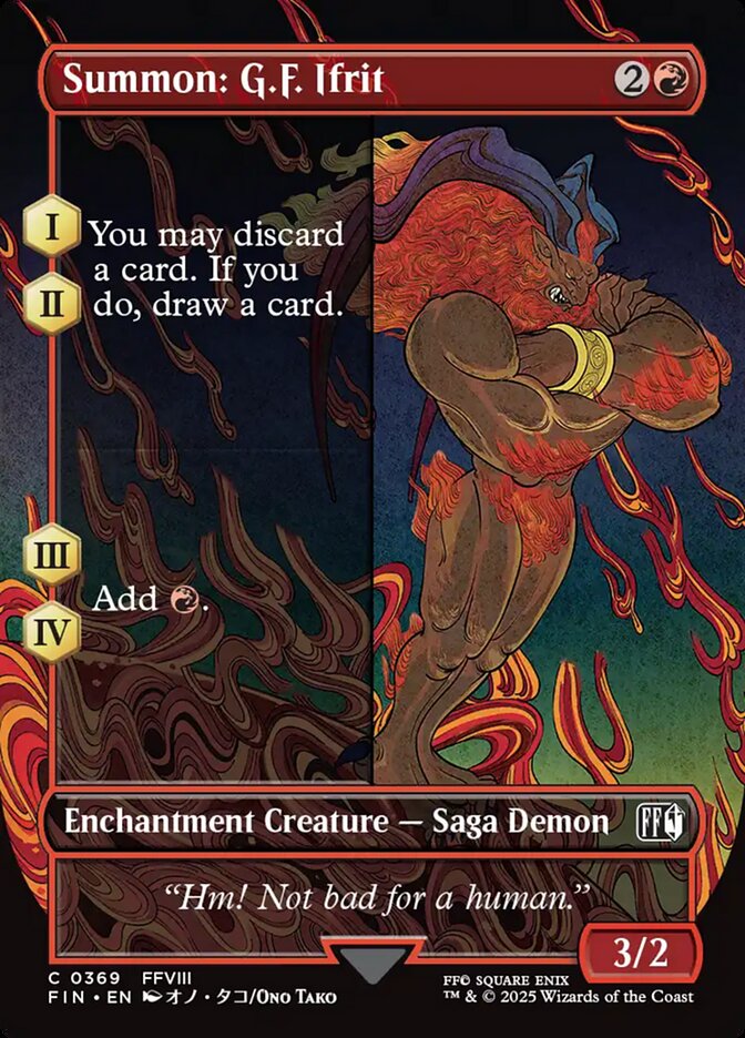 Summon: G.F. Ifrit Magic: The Gathering — FINAL FANTASY Collectors ...