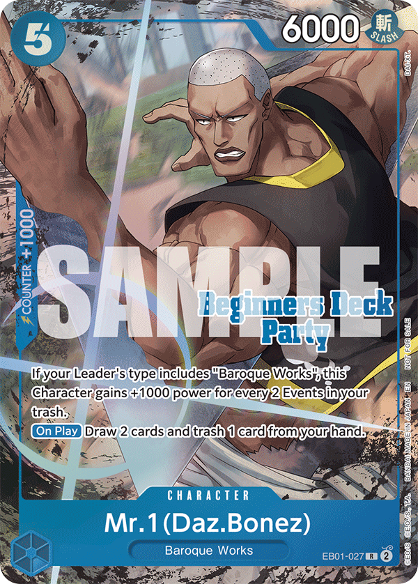 Mr.1(Daz.Bonez) Winner Pack | One Piece | CardTrader