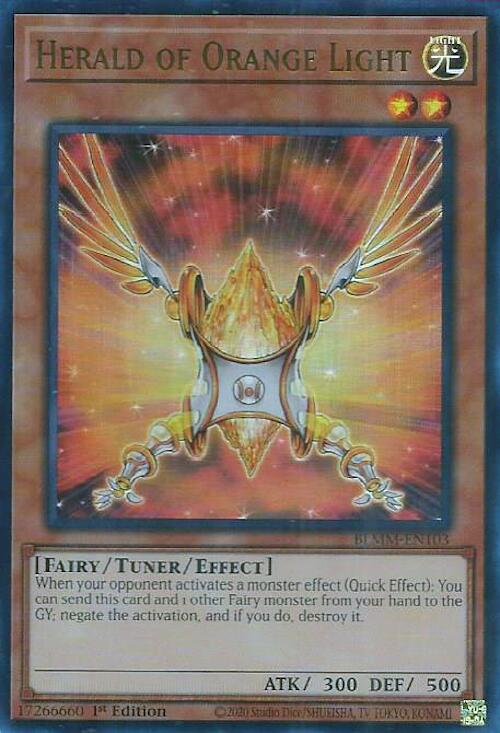 Herald of Orange Light Battles of Legend: Monster Mayhem | Yu-Gi-Oh ...
