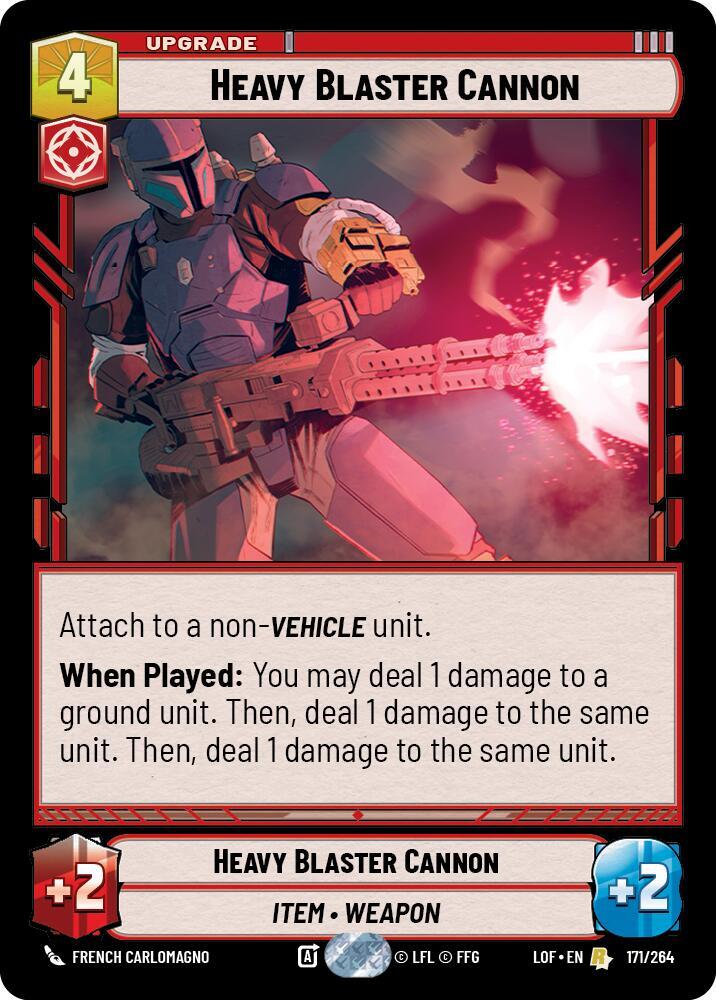 Heavy Blaster Cannon Legends of the Force | Star Wars | CardTrader