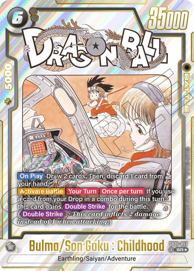 Bulma/Son Goku : Childhood Fusion World: Manga Booster 01 | Dragon Ball ...