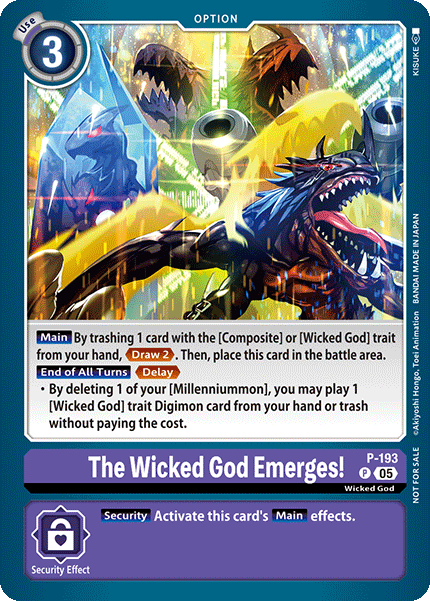The Wicked God Emerges! Official Tournament Pack Events | Digimon ...