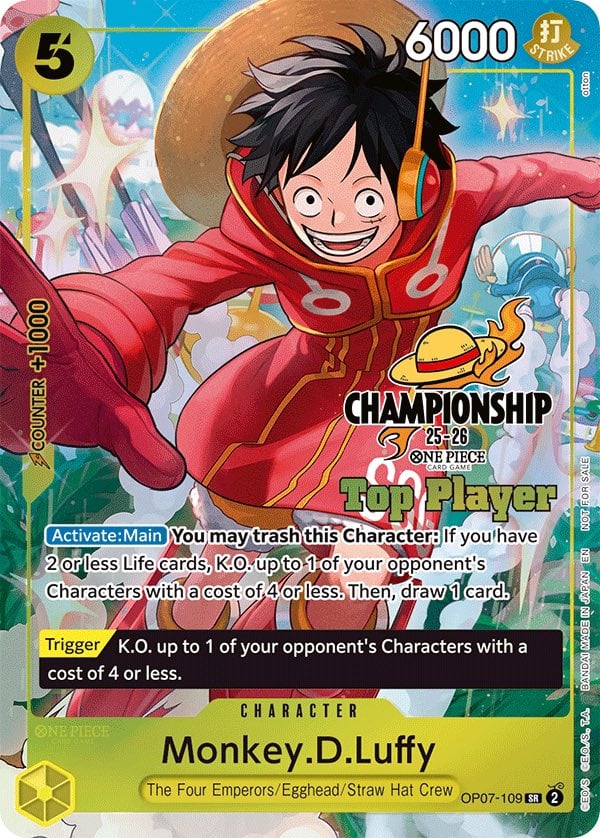 Monkey.D.Luffy Championships Promo | One Piece | CardTrader