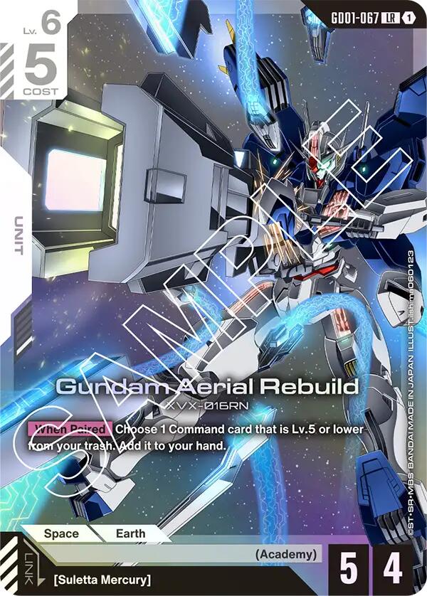 Gundam Aerial Rebuild GD-01: Newtype Rising | Gundam | CardTrader
