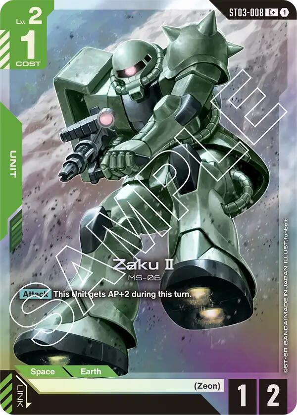 Zaku II ST-03: Zeon's Rush | Gundam | CardTrader