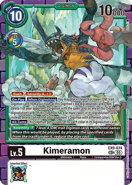 Kimeramon EX-9: Versus Monsters | Digimon | CardTrader