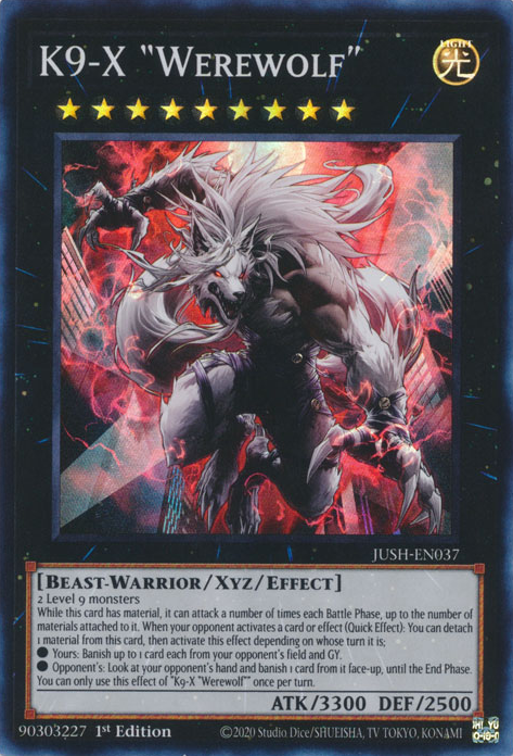 K9-X "Werewolf" Justice Hunters | Yu-Gi-Oh! | CardTrader