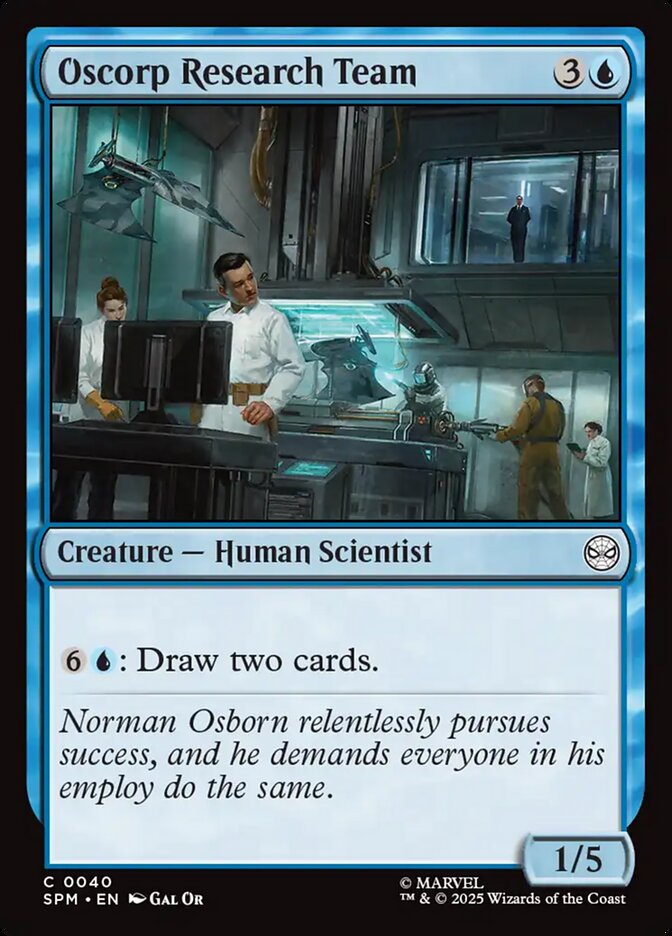 Equipo de investigación de Oscorp Marvel's Spider-Man | Magic | CardTrader