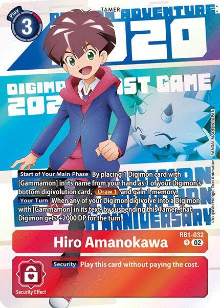 Hiro Amanokawa Anniversary Promos | Digimon | CardTrader