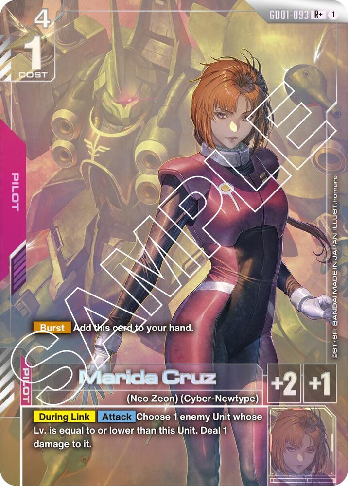 Marida Cruz Newtype Rising | Gundam | CardTrader