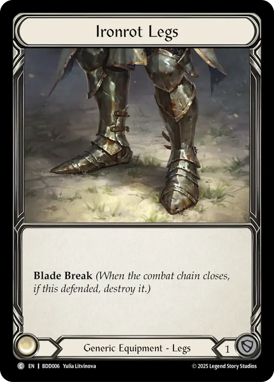 Ironrot Legs Bravo Demo Deck | Flesh and Blood | CardTrader