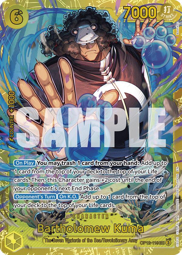 Bartholomew Kuma OP-12: Legacy of the Master | One Piece | CardTrader