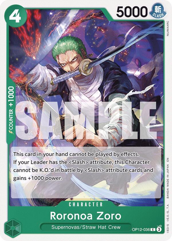 Roronoa Zoro OP-12: Legacy of the Master | One Piece | CardTrader