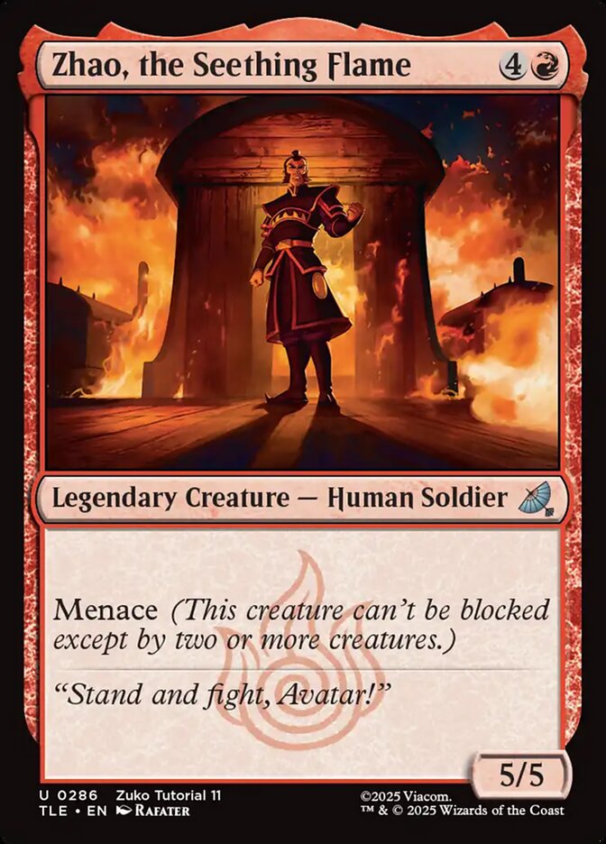 Zhao, the Seething Flame Avatar: The Last Airbender Beginner Box ...
