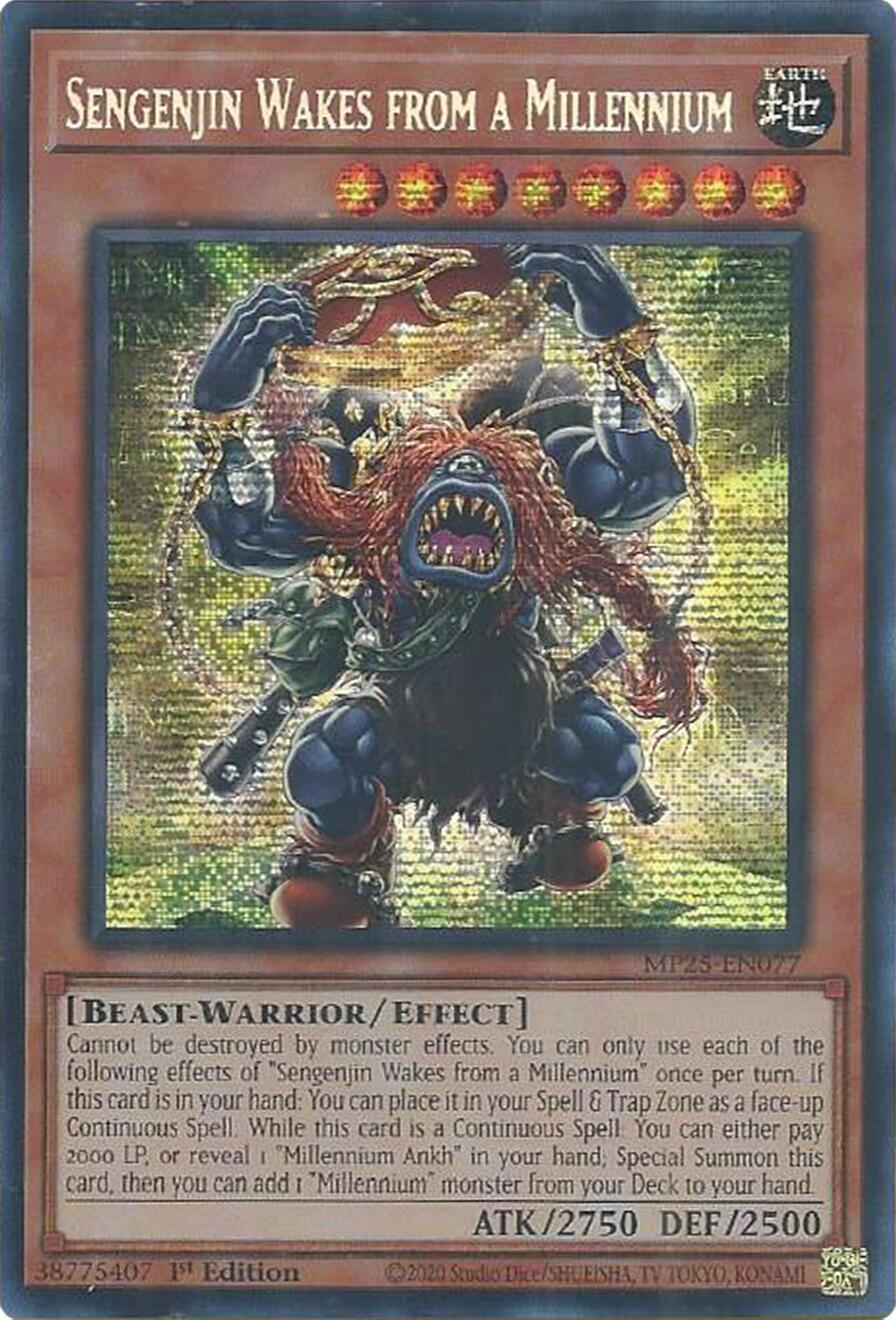 Sengenjin Wakes from a Millennium 2025 Mega-Tin Mega Pack | Yu-Gi-Oh ...