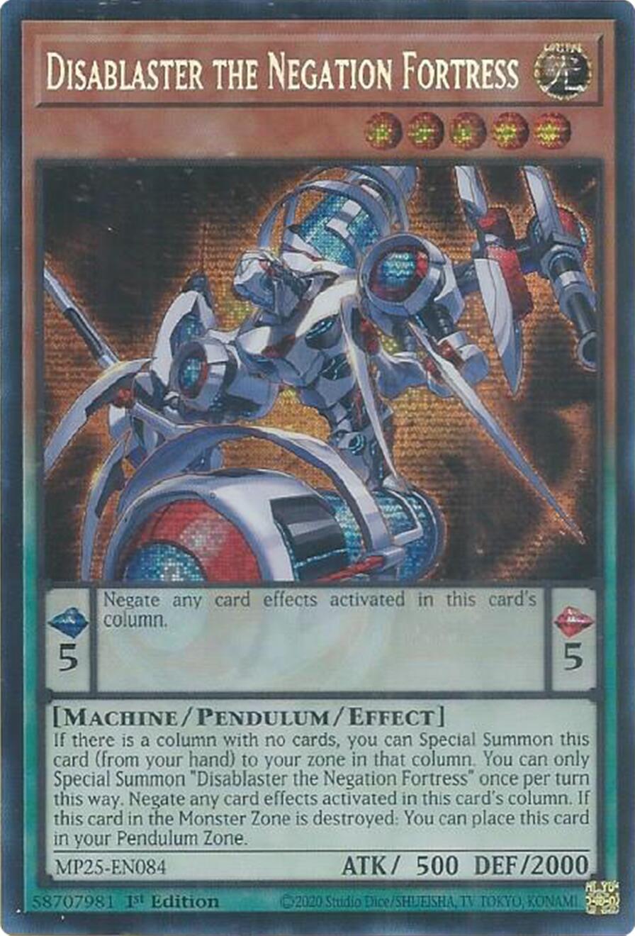 Disablaster the Negation Fortress 2025 Mega-Tin Mega Pack | Yu-Gi-Oh ...