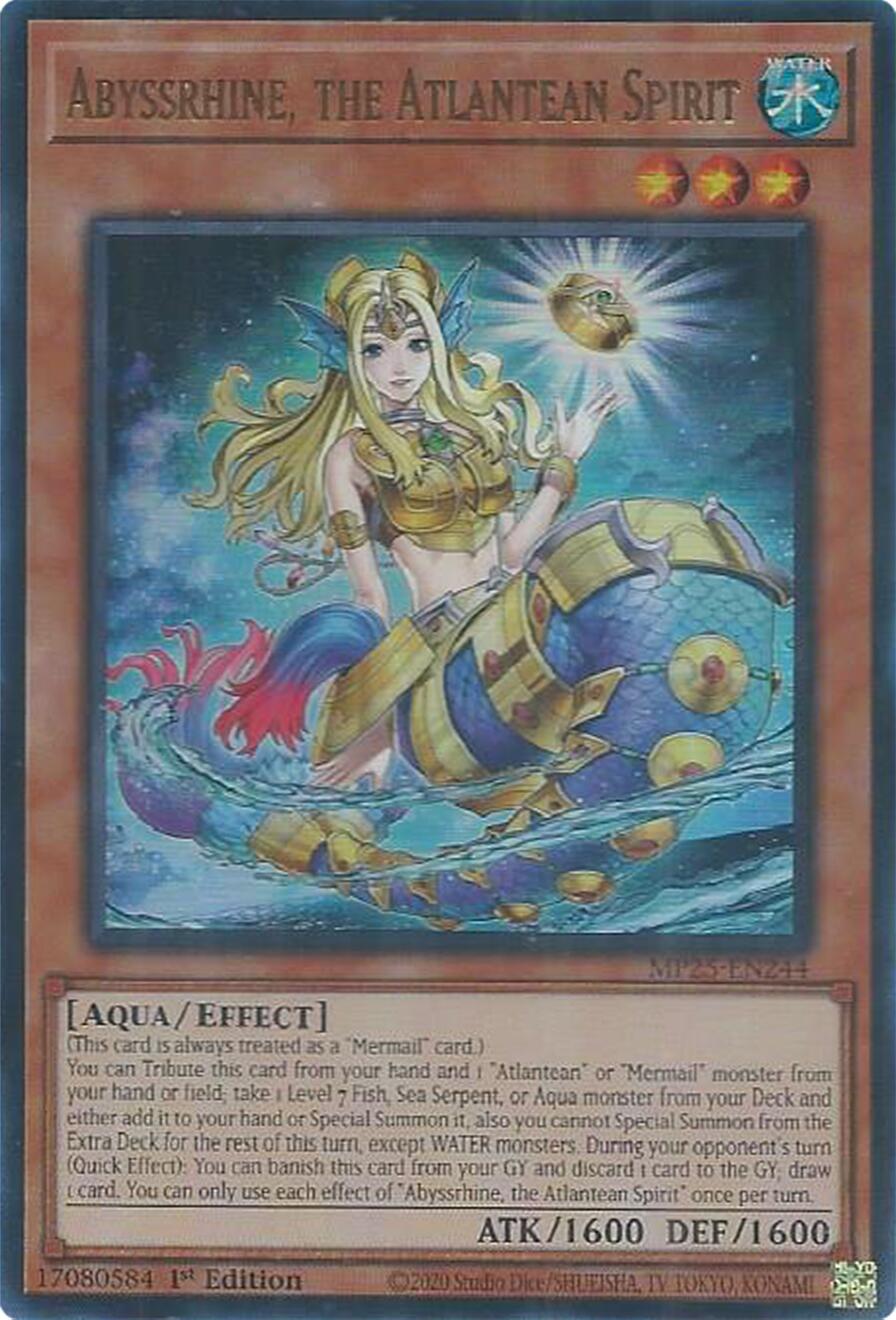 Abyssrhine, the Atlantean Spirit 2025 Mega-Tin Mega Pack | Yu-Gi-Oh ...