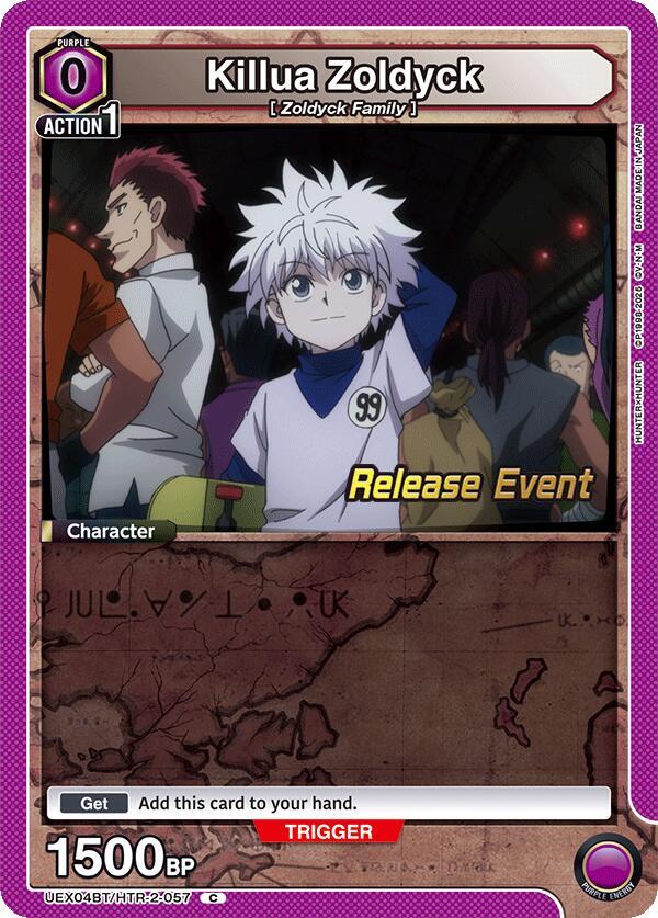 Killua Zoldyck HUNTER X HUNTER Vol.2 Release Event Promos | Union Arena ...