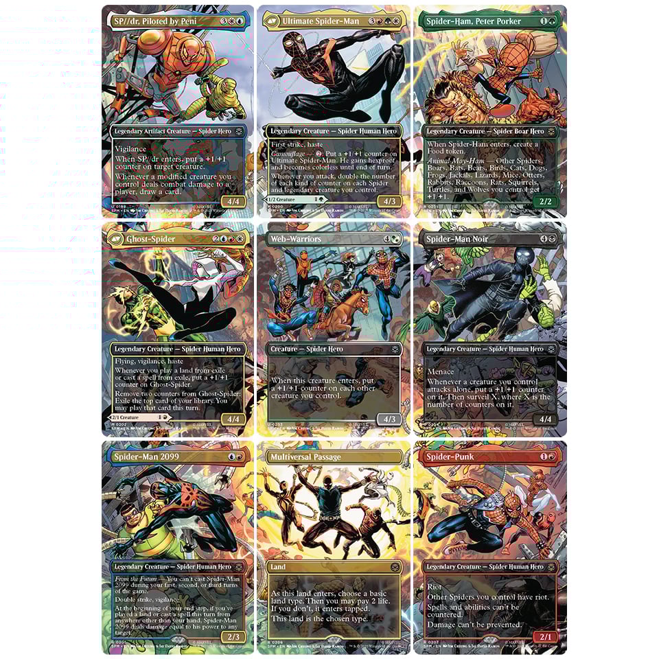 "Spider-Heroes" Scene Set Marvel's Spider-Man Collectors | Magic ...