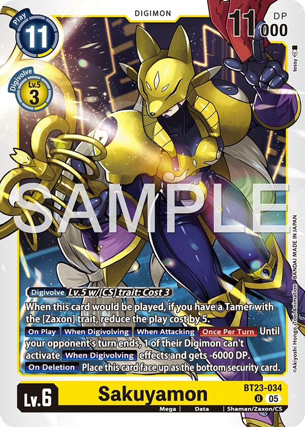 Sakuyamon BT-23: Hackers' Slumber | Digimon | CardTrader