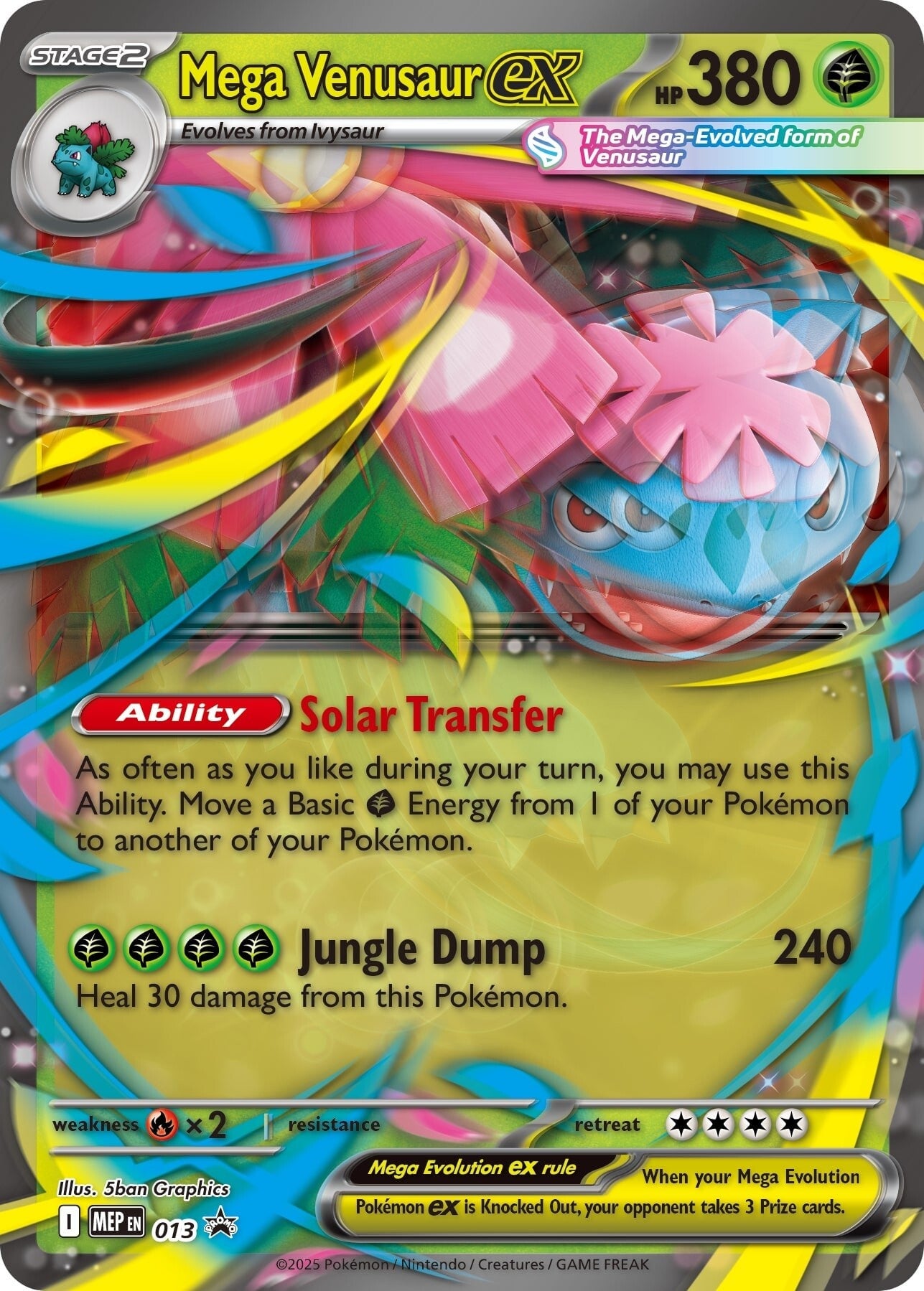 Mega Venusaur ex MEP Black Star Promos | Pokémon | CardTrader