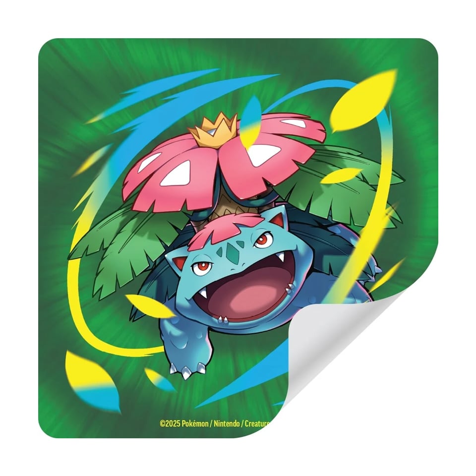 Mega Venusaur ex Tech Sticker Mega Evolution Products | Pokémon ...