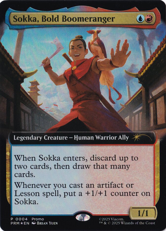 Sokka, Bold Boomeranger Avatar: La leyenda de Aang Promos | Magic ...