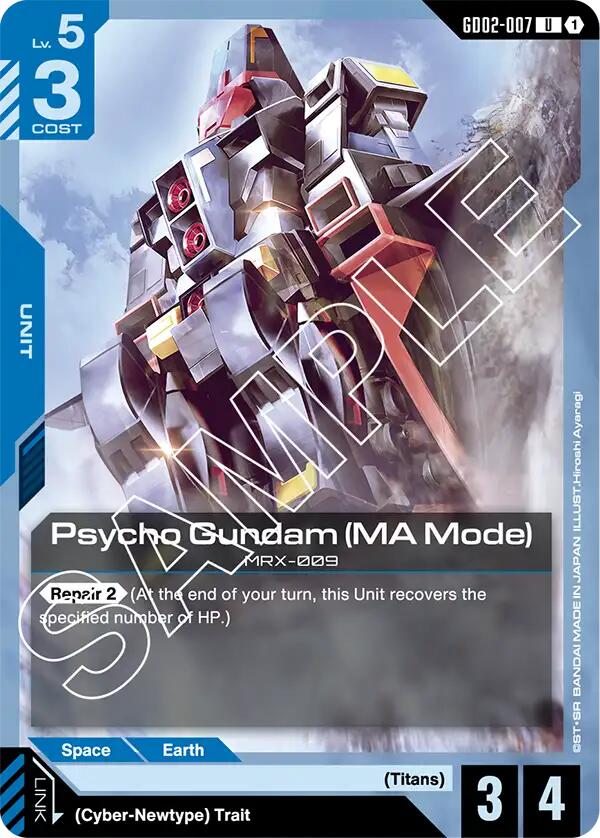 Psycho Gundam (MA Mode) GD-02: Dual Impact | Gundam | CardTrader
