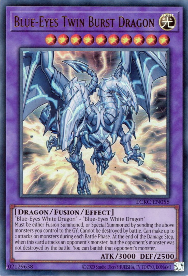 Blue-Eyes Twin Burst Dragon Legendary Collection Kaiba Mega Pack (2025 ...