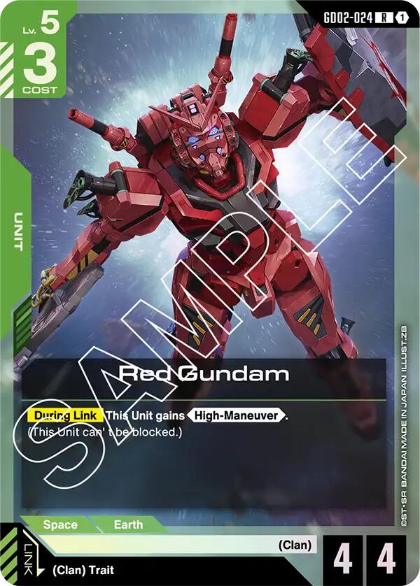 Red Gundam GD-02: Dual Impact | Gundam | CardTrader