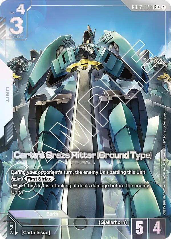 Carta's Graze Ritter (Ground Type) GD-02: Dual Impact | Gundam | CardTrader