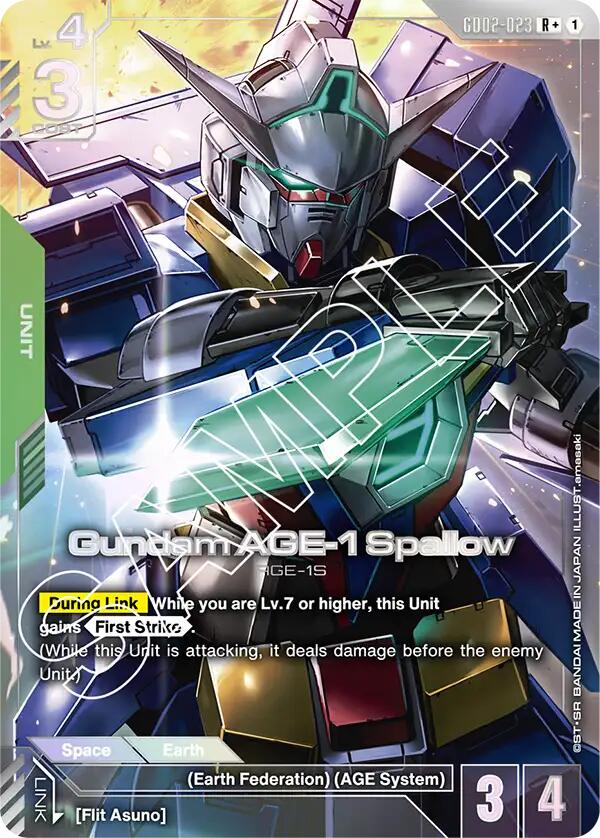 Gundam AGE-1 Spallow GD-02: Dual Impact | Gundam | CardTrader