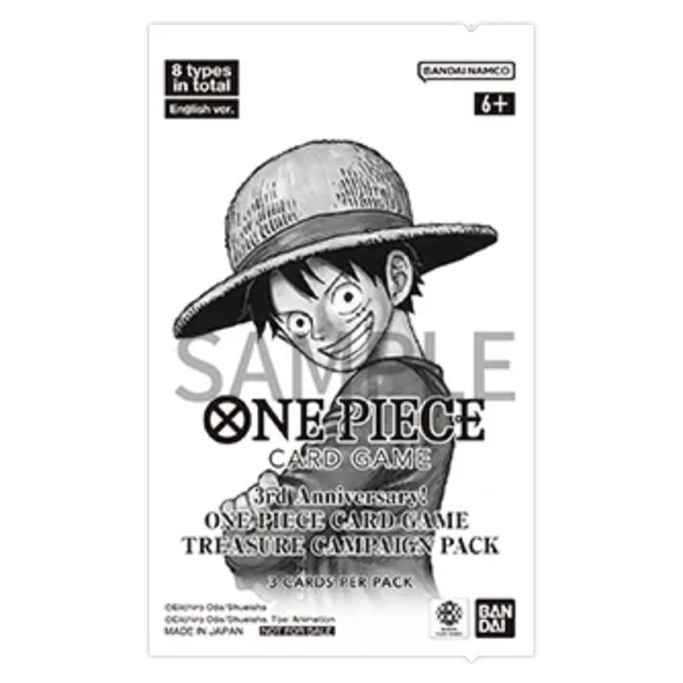 3rd Anniversary! One Piece Treasure Campaign Pack Promos | One Piece ...
