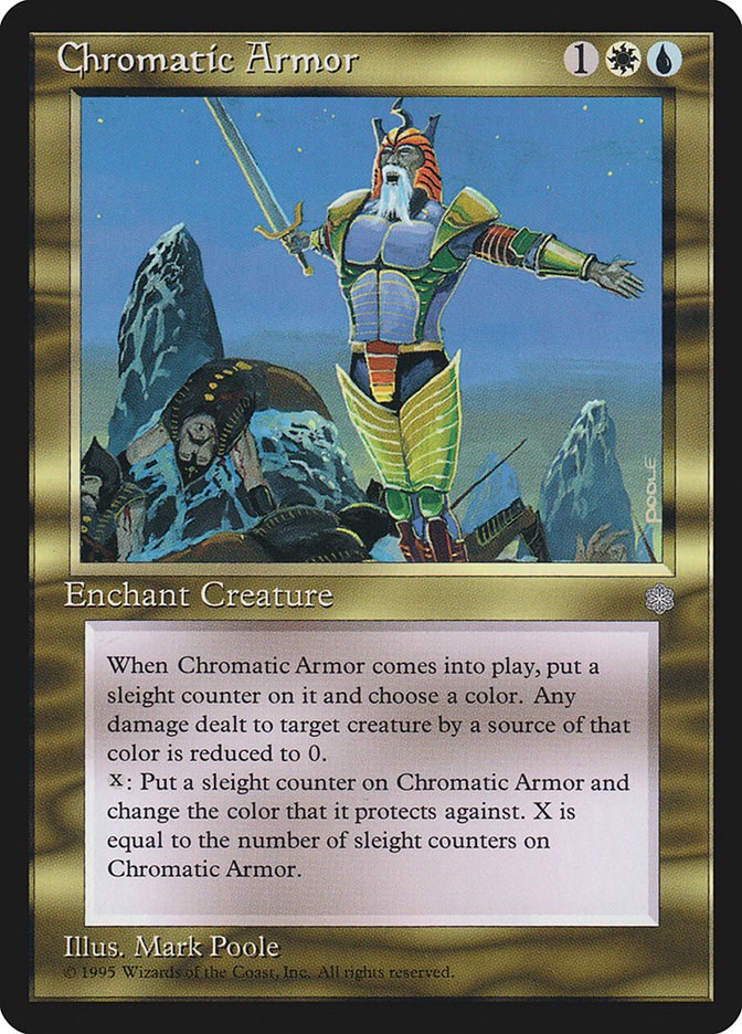 Chromatic Armor Ice Age | Magic | CardTrader