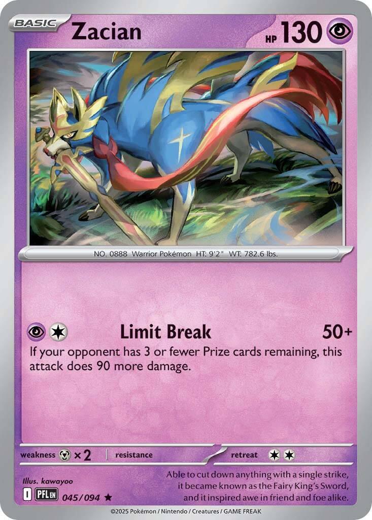 Zacian Phantasmal Flames | Pokémon | CardTrader