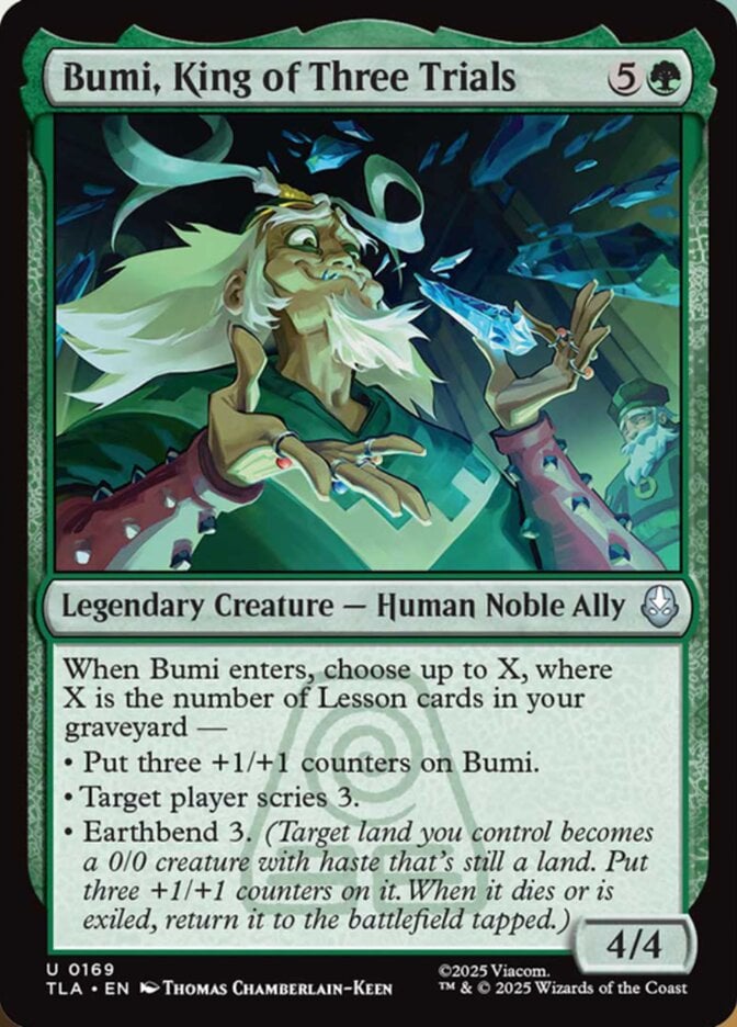 Bumi, King of Three Trials Avatar: The Last Airbender | Magic | CardTrader